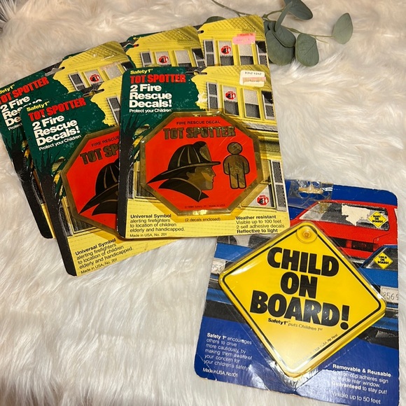 Safety 1St | Other | Safety St Child On Board And Tot Spotter Decals ...